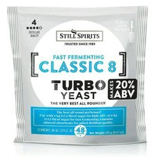 TURBO YEAST CLASSIC 8 TURBO YEAST 20% ALCOHOL IN 5 DAY THE VERY BEST A ...